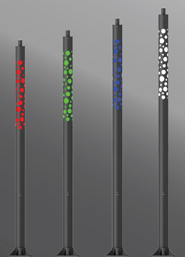 Illuminated Pole :: Ligman Lighting USA Outdoor Lighting Catalog