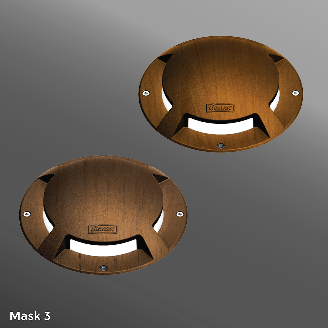 Mask Inground Guide Light Woodland Series :: Ligman Lighting USA ...